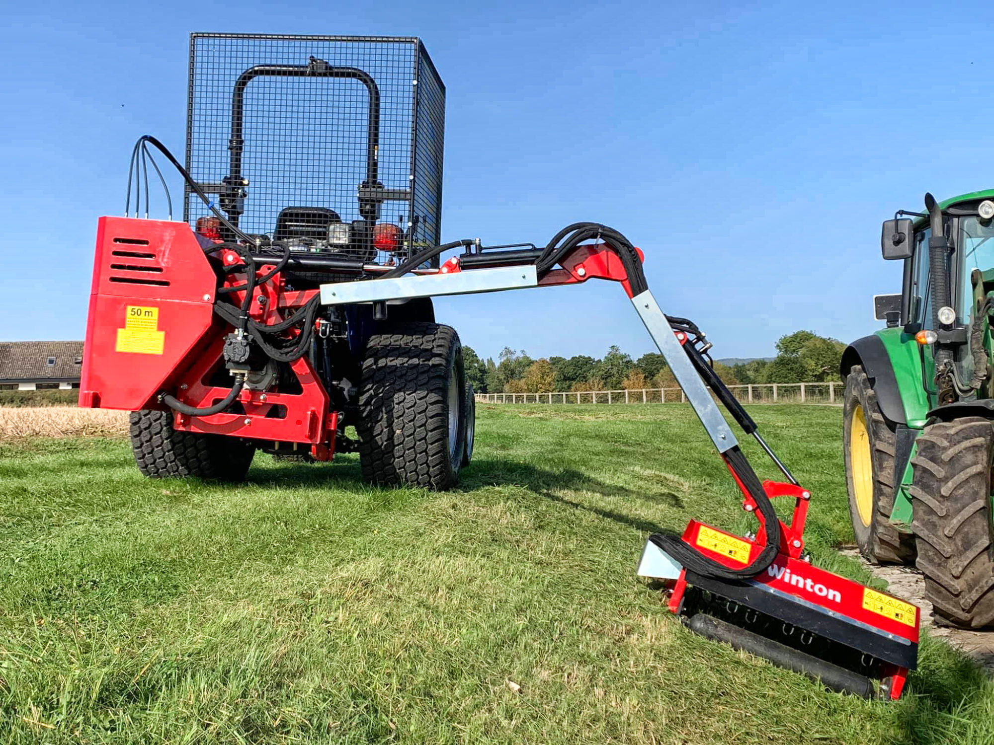 Hedge Cutter For Compact Tractor - Kent Hire